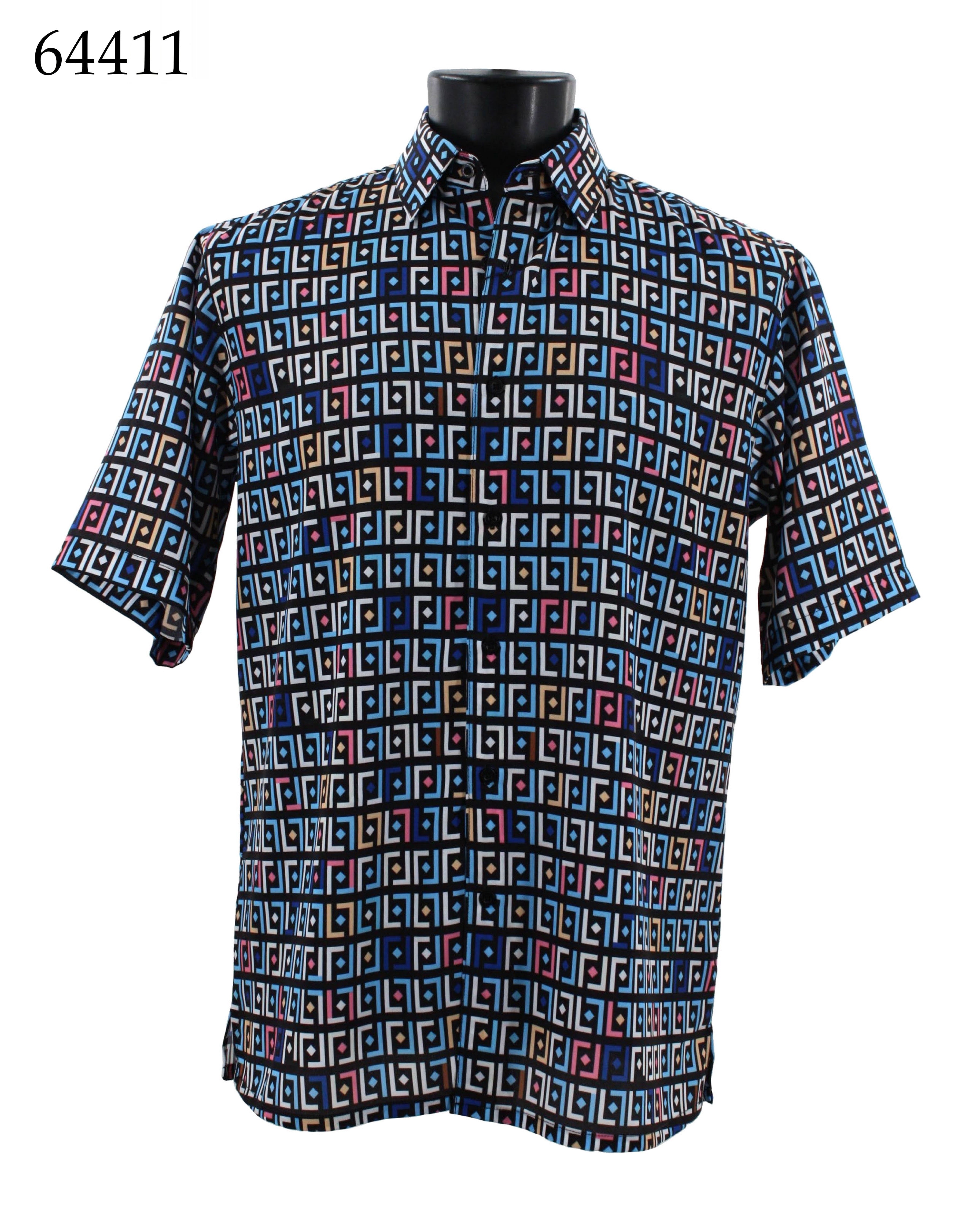 Bassiri Short Sleeve Shirt 64411 – Unique Design Menswear