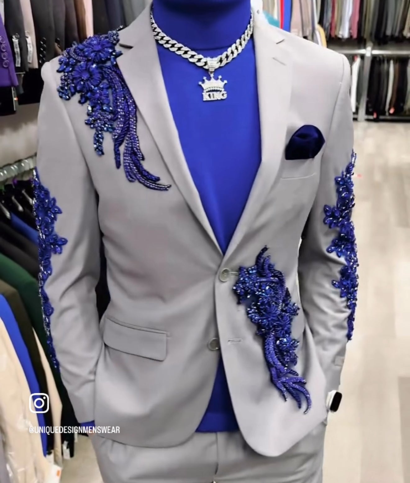 Custom Prom Suit 2 (VARIETY COLORS) CALL TO ORDER – Unique Design Menswear