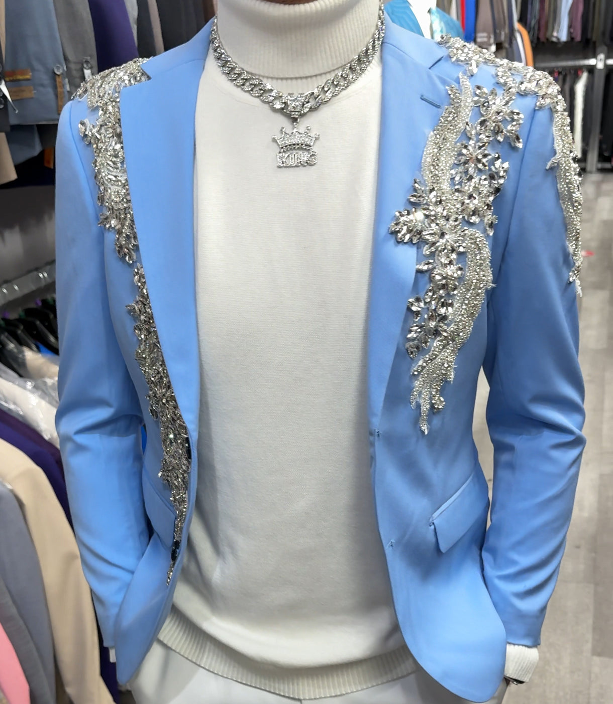 Custom Prom Suit 3 (VARIETY COLORS) CALL TO ORDER – Unique Design Menswear