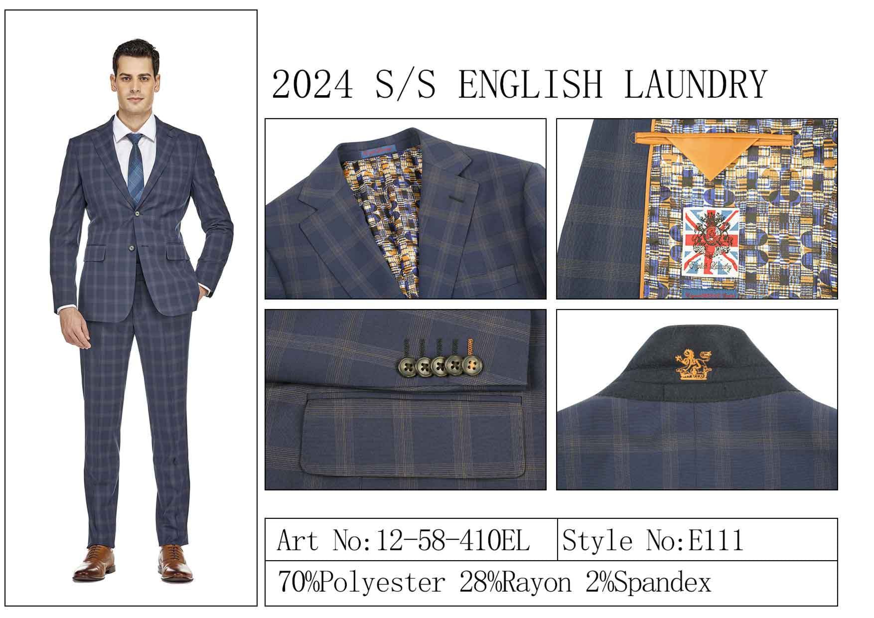 ENGLISH LAUNDRY TR Suit 12-58-410EL – Unique Design Menswear